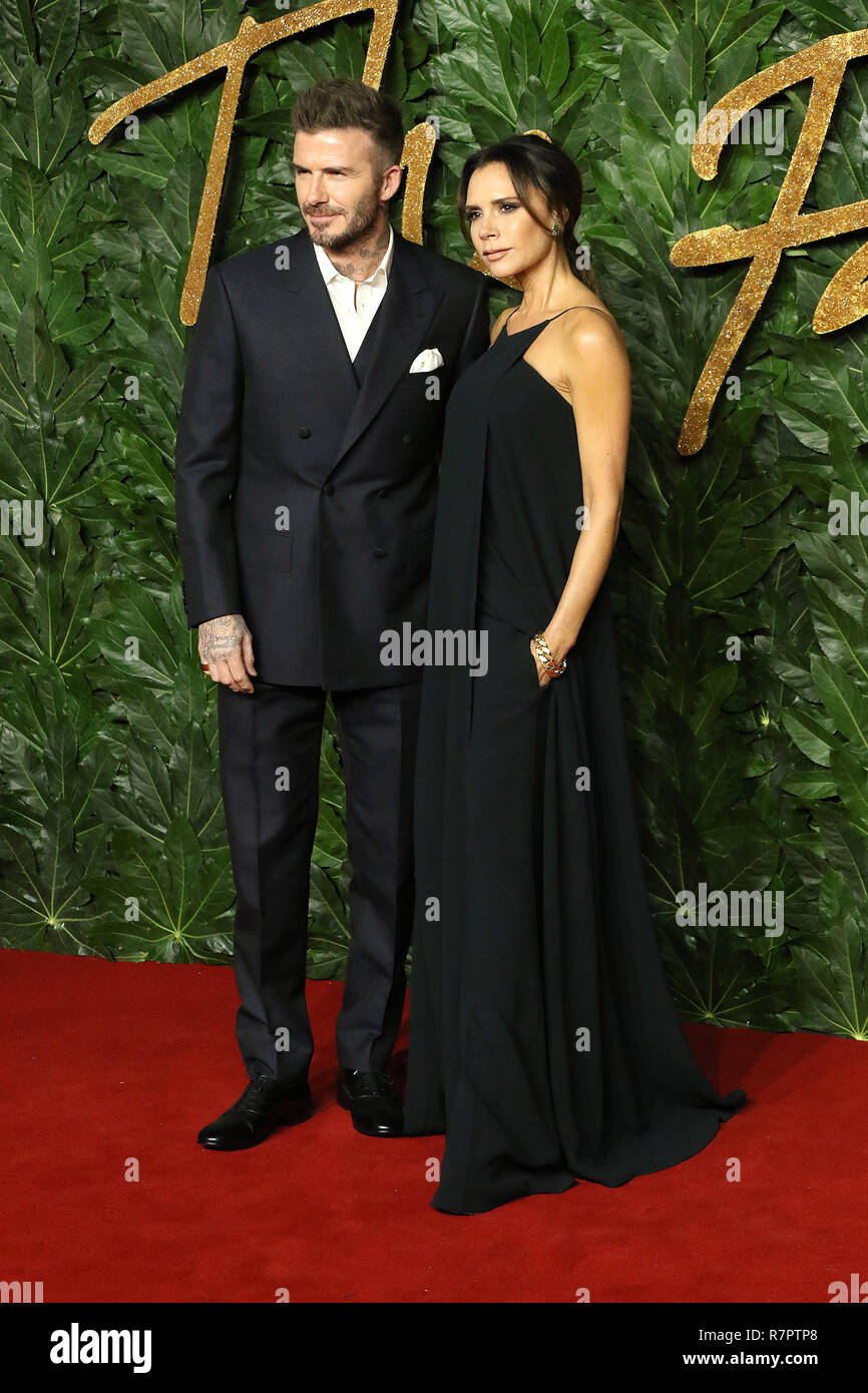 David Beckham and Victoria Beckham, Royal Albert Hall, London, UK. 10th ...