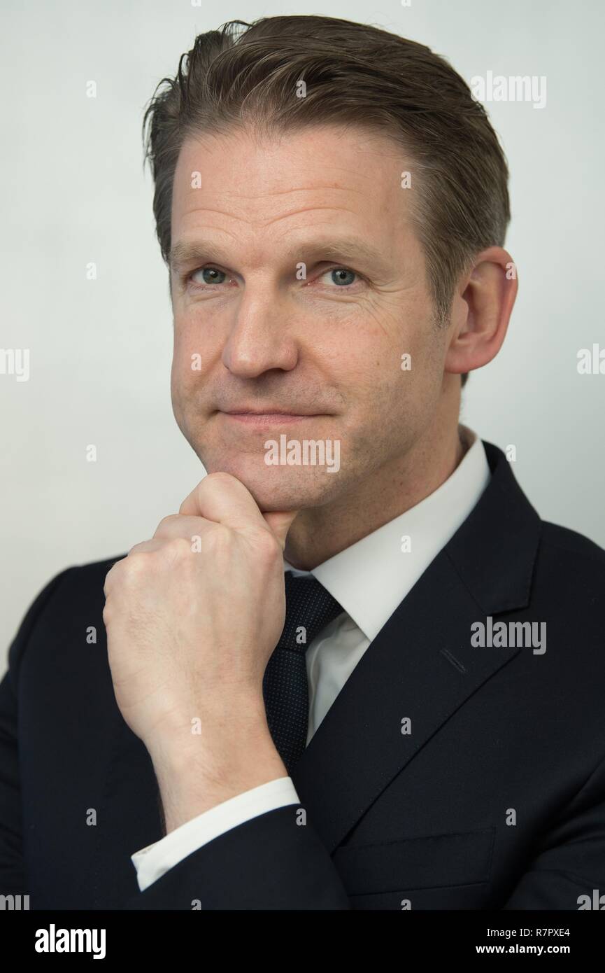 Dresden, Germany. 10th Dec, 2018. Daniel Holz, Deputy Chairman of the ...