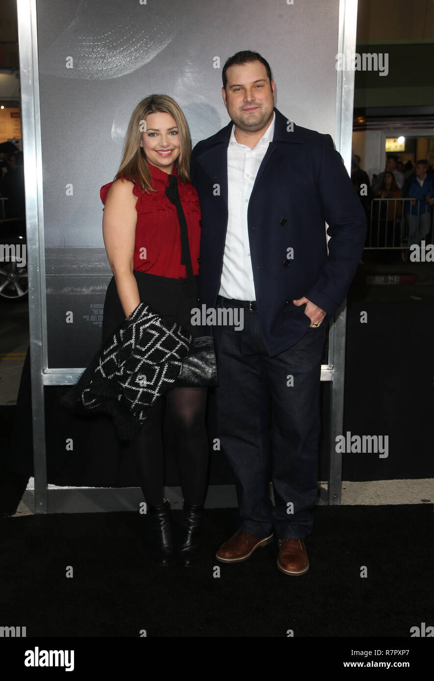 WESTWOOD, CA - DECEMBER 10: Jennifer Bronstein, Max Adler, at the world ...