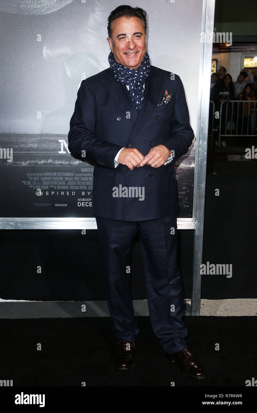 WESTWOOD, LOS ANGELES, CA, USA - DECEMBER 10: Actor Andy Garcia arrives ...