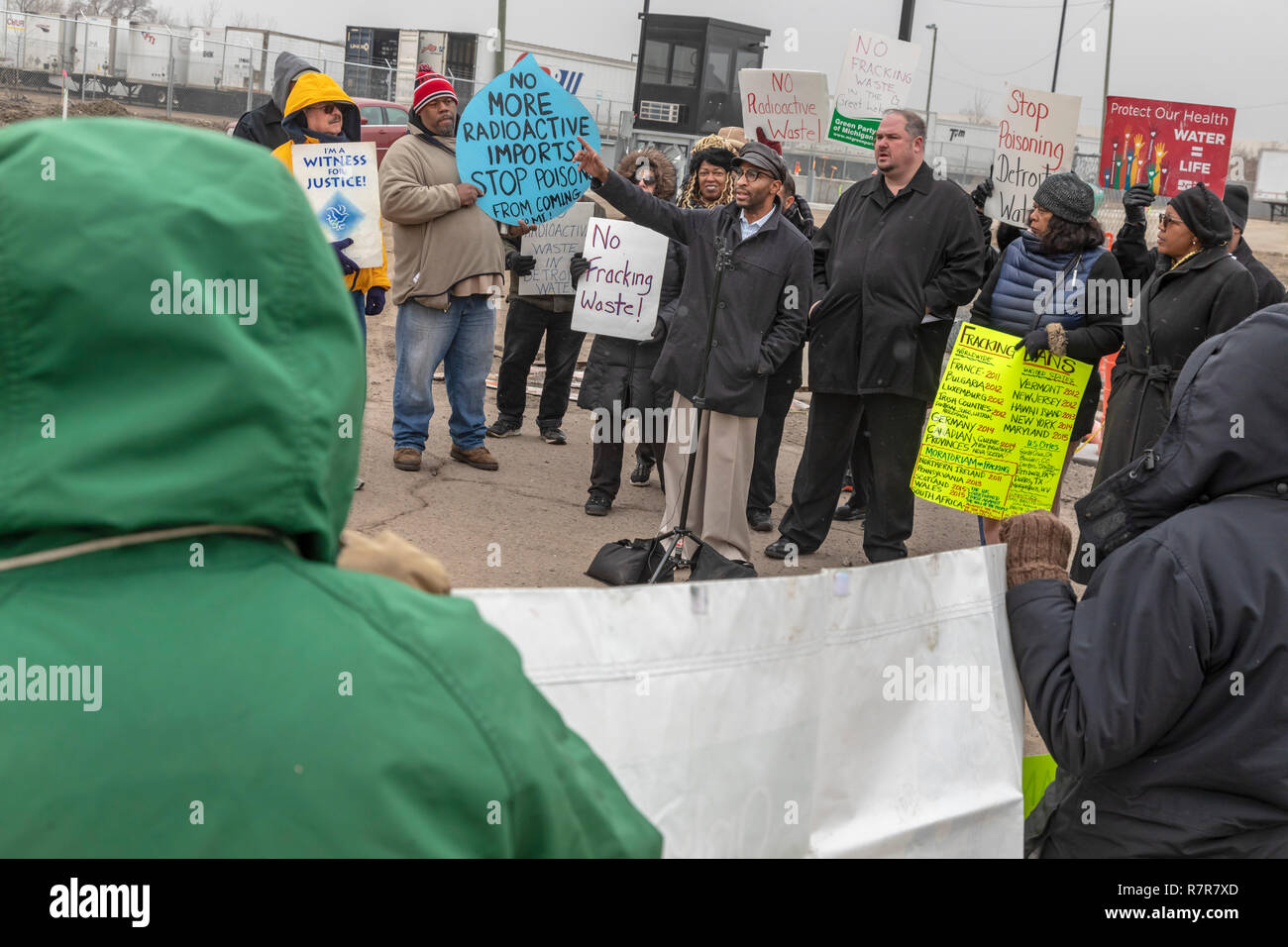 Detroit, Michigan USA - 10 December 2018 - Rev. David Alexander Bullock ...