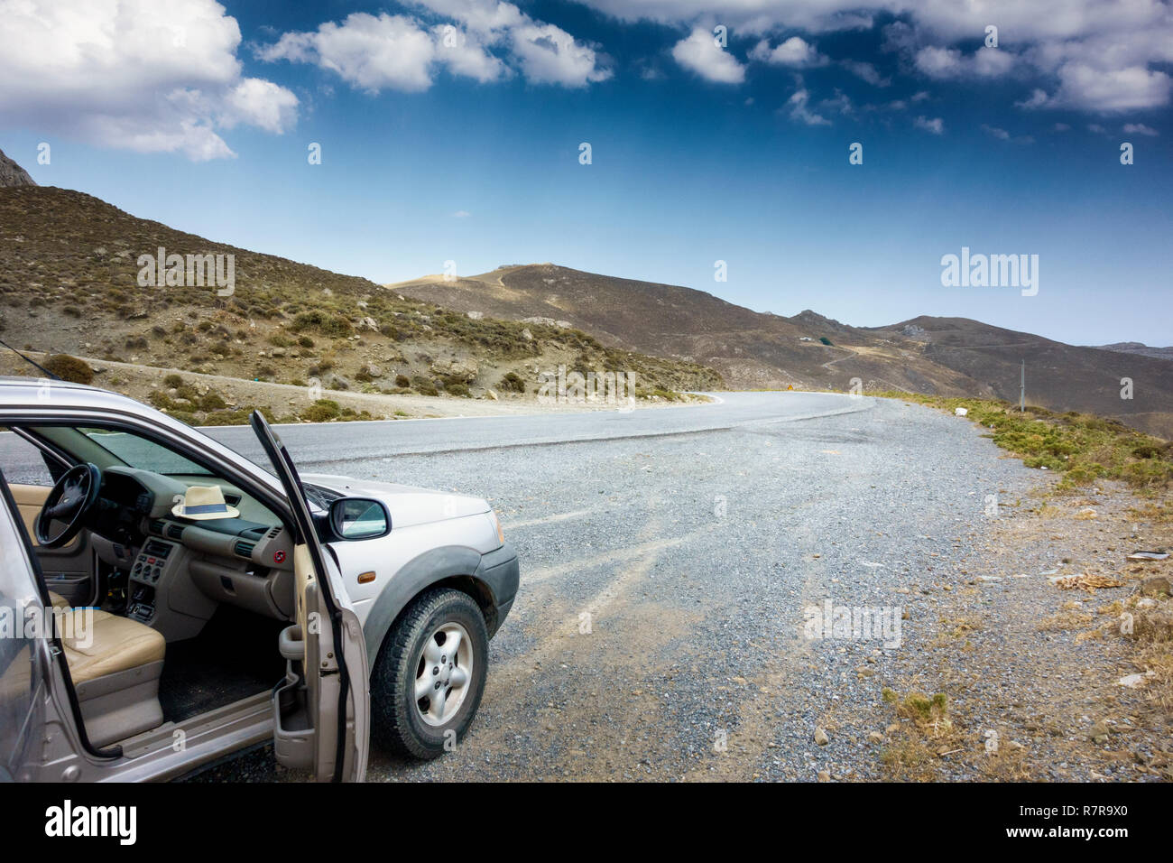 Car on road Stock Photo - Alamy