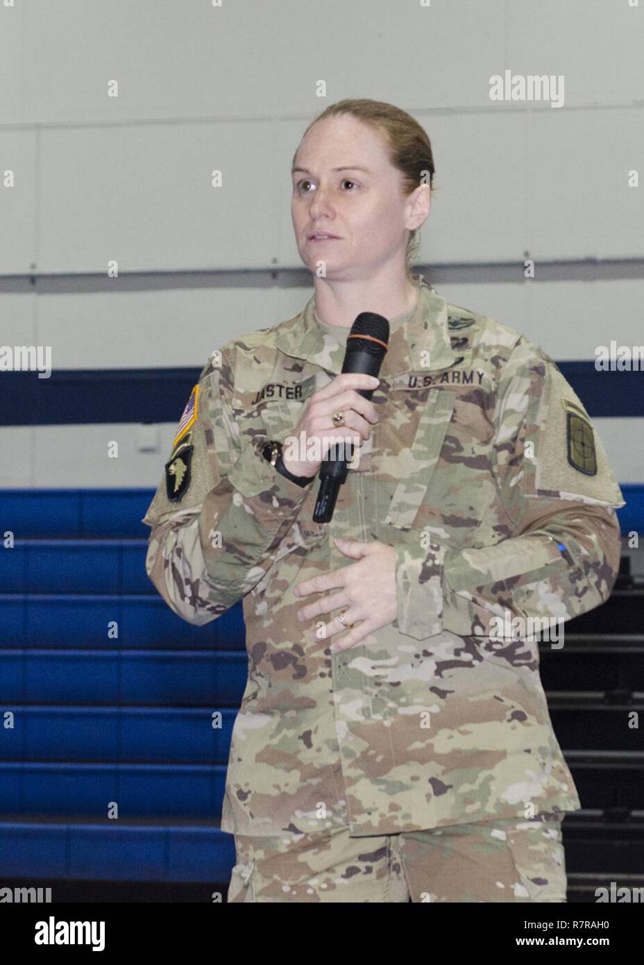CAMP HOVEY, South Korea –Maj. Lisa Jaster, a U.S. Army Reserve Soldier ...