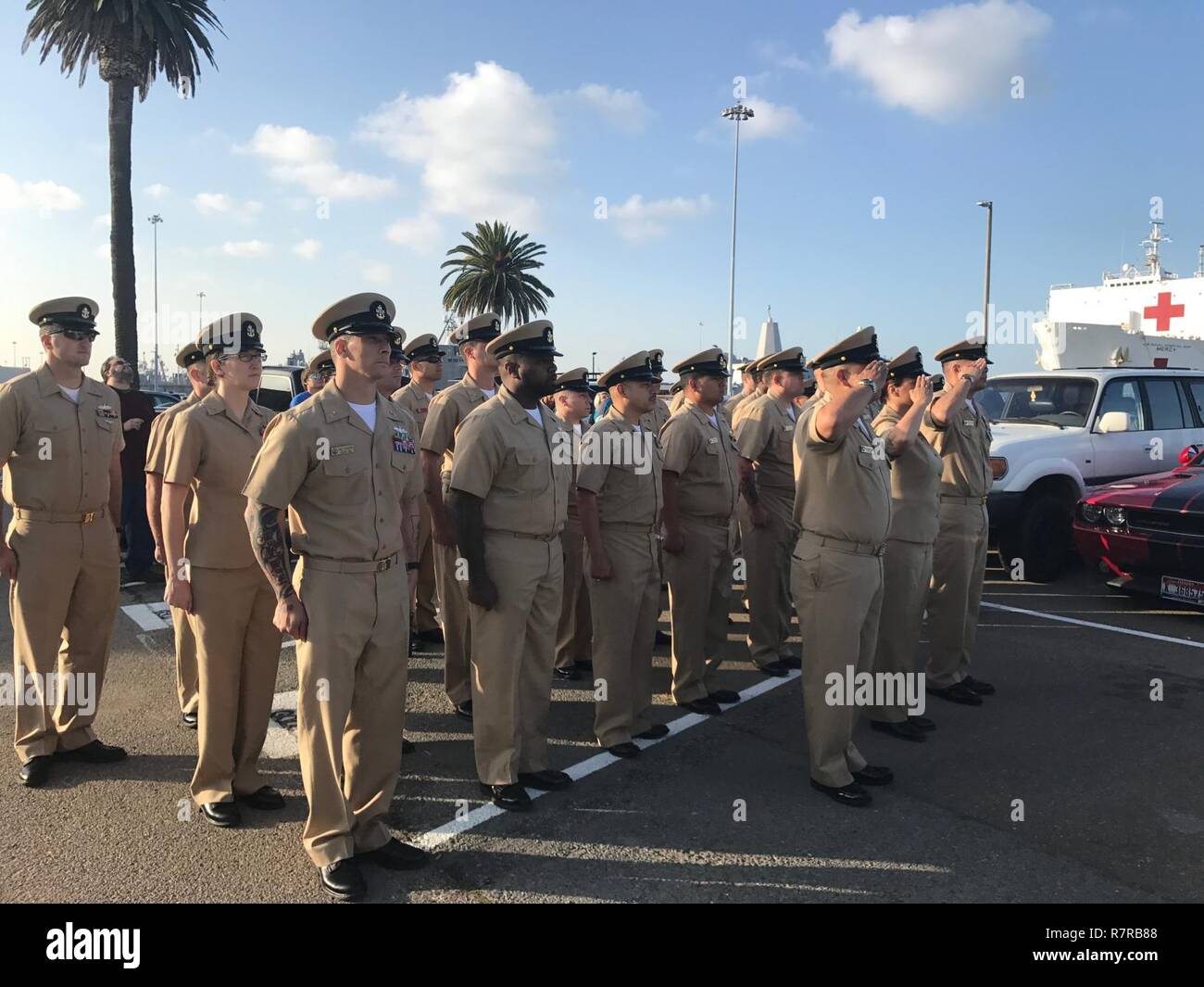NAVAL BASE SAN DIEGO (March 31, 2017) Members of the Littoral Combat ...