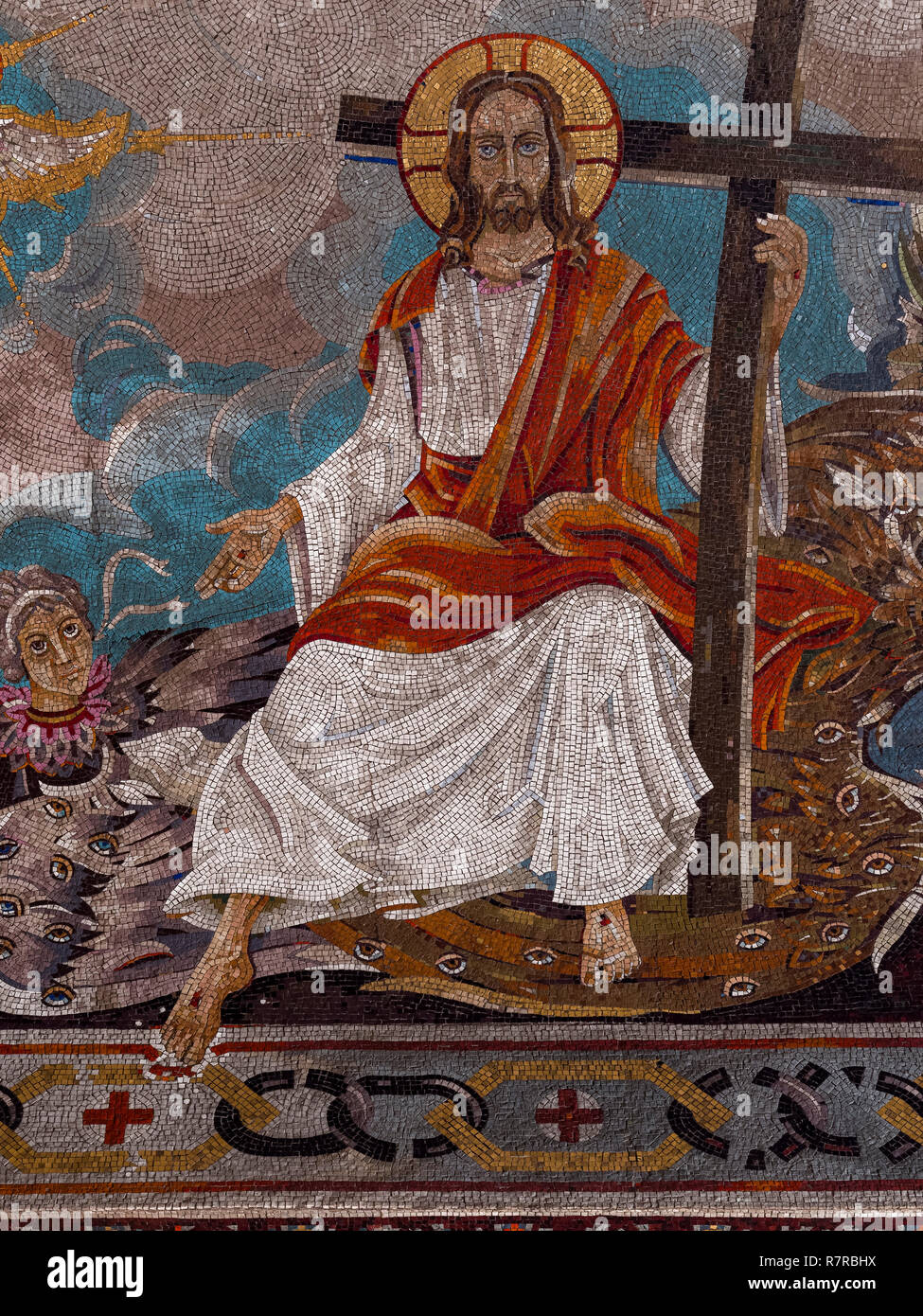 Orthodox Roses church Crkva Ruzica in the fortress Kalemegdan, Belgrade ...