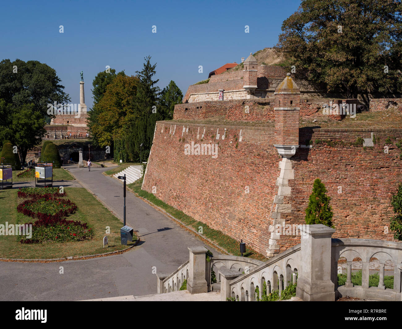Military Museum, Statue of the Victor Pobednik in the fortress ...