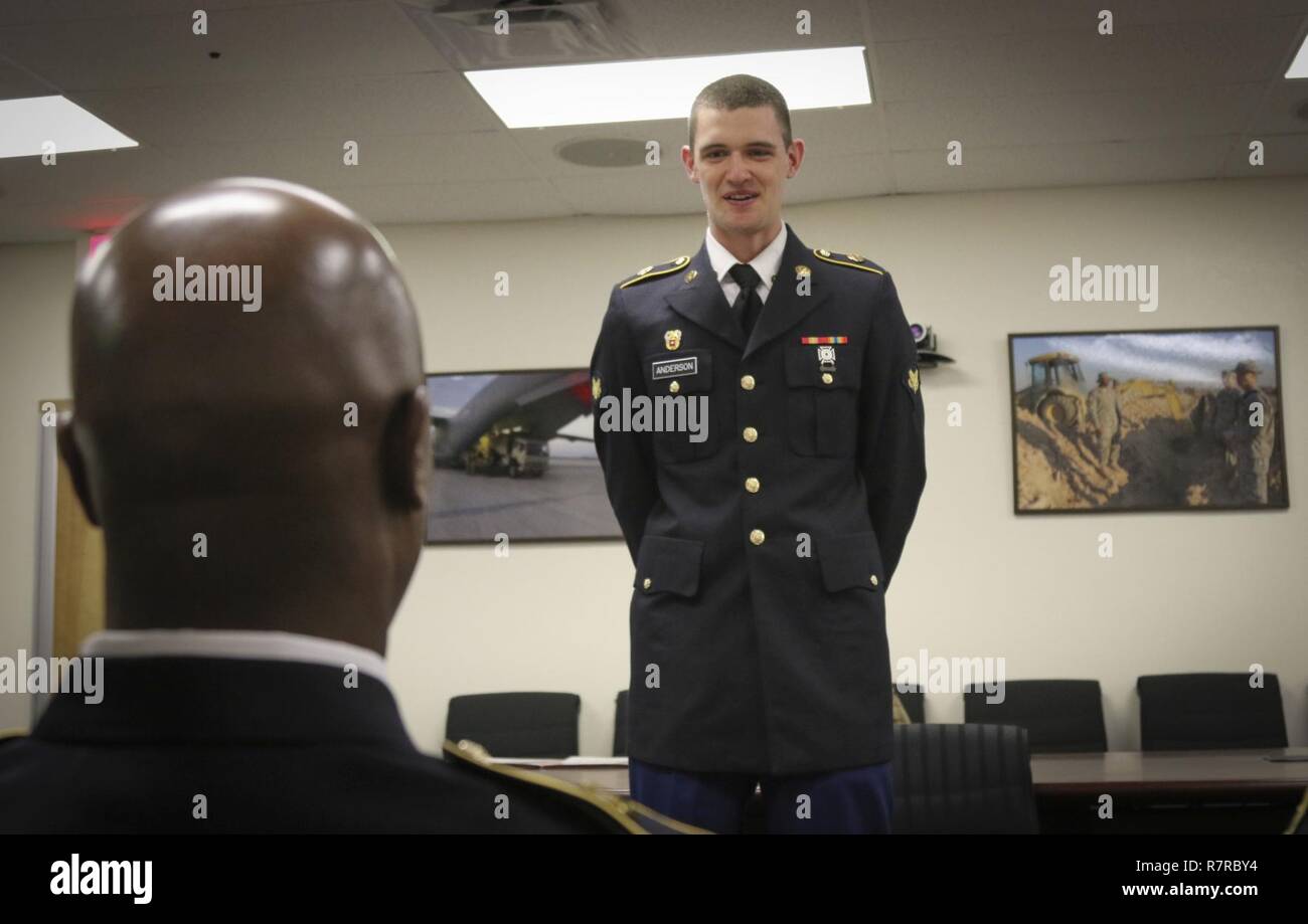 Army Reserve Spc. Josh Anderson, an information technology specialist ...