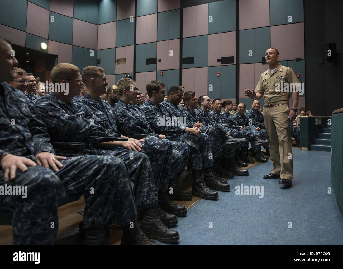NAPLES, Italy (March 30, 2017) Master Chief Petty Officer of the Navy ...