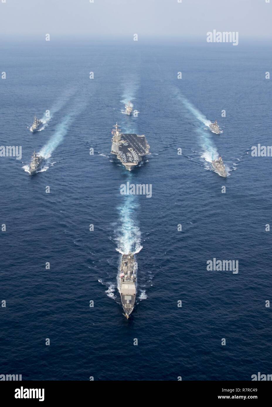 PHILIPPINE SEA (March 28, 2017) The Nimitz-class aircraft carrier USS ...