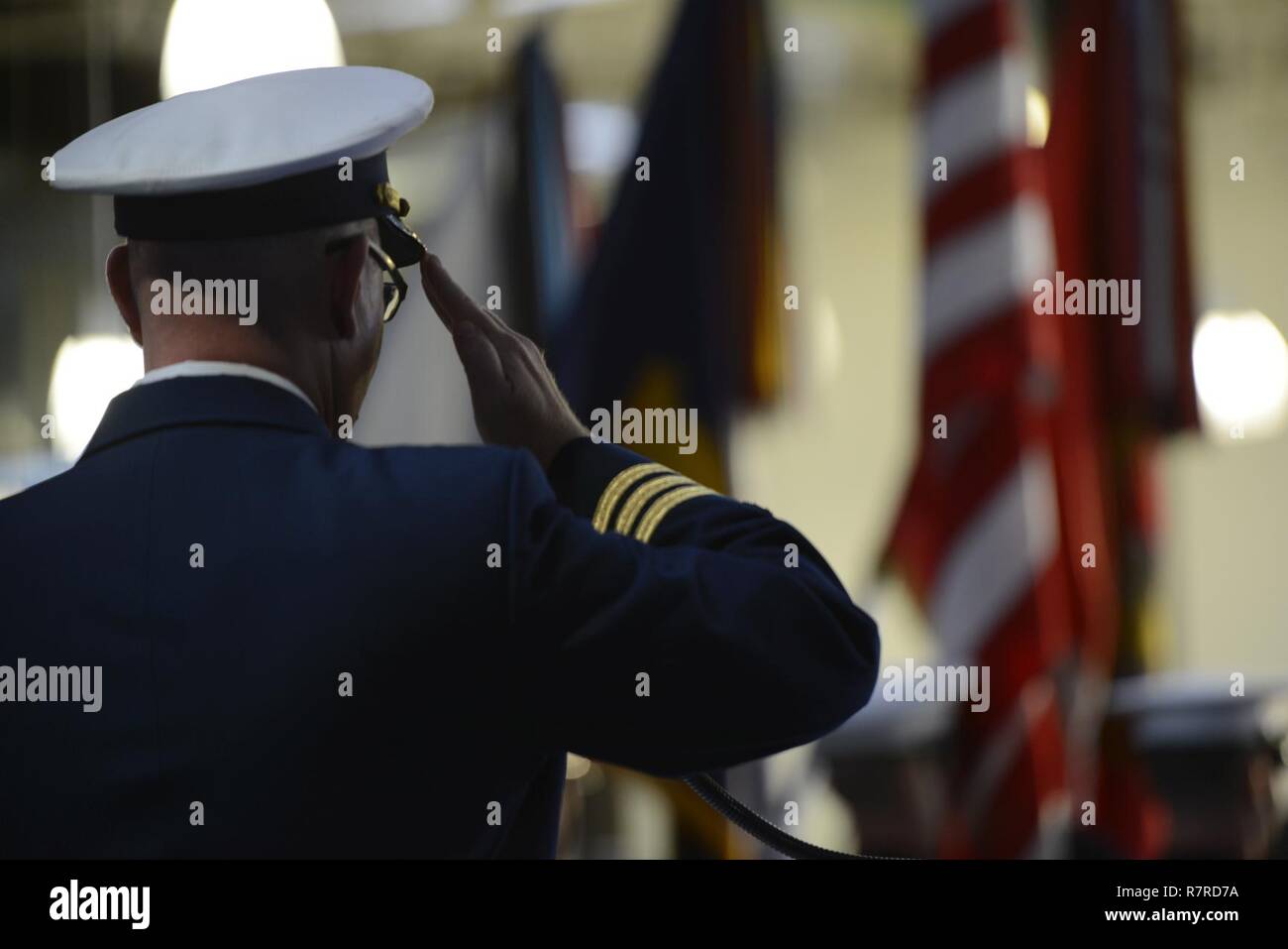 Capt. Thomas King, commanding officer, Coast Guard Cutter Munro ...