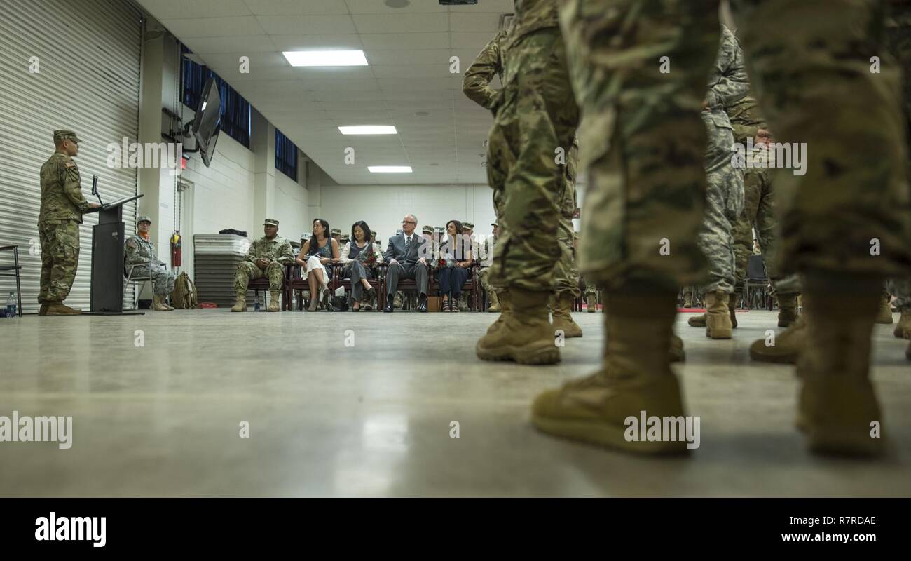U.S. Army Reserve Capt. Andrew Kinney, outgoing commander of ...
