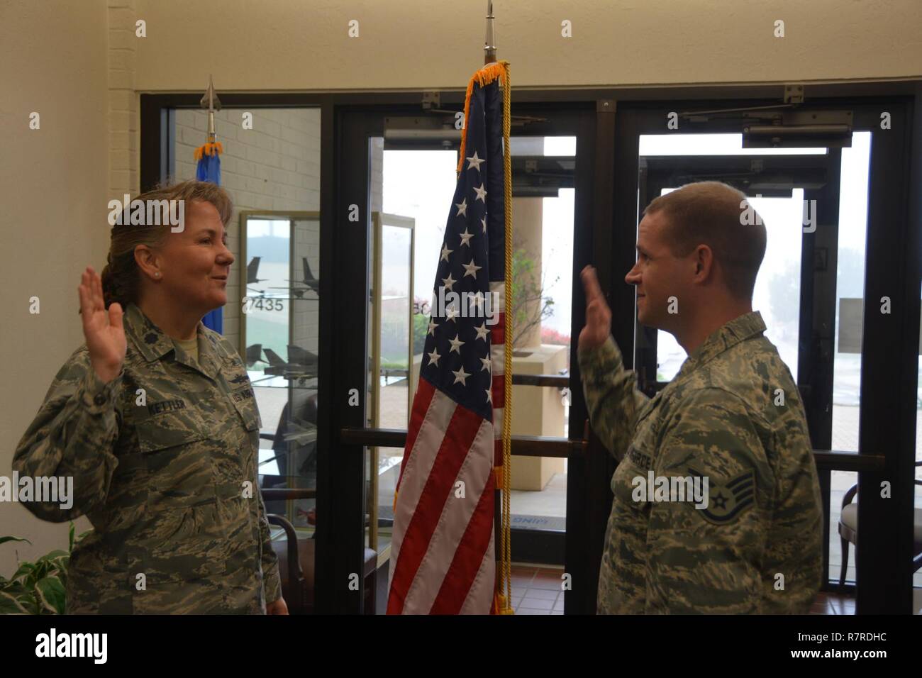 Lt. Col. Elizabeth Kettler, 507th Air Refueling Wing Director of ...
