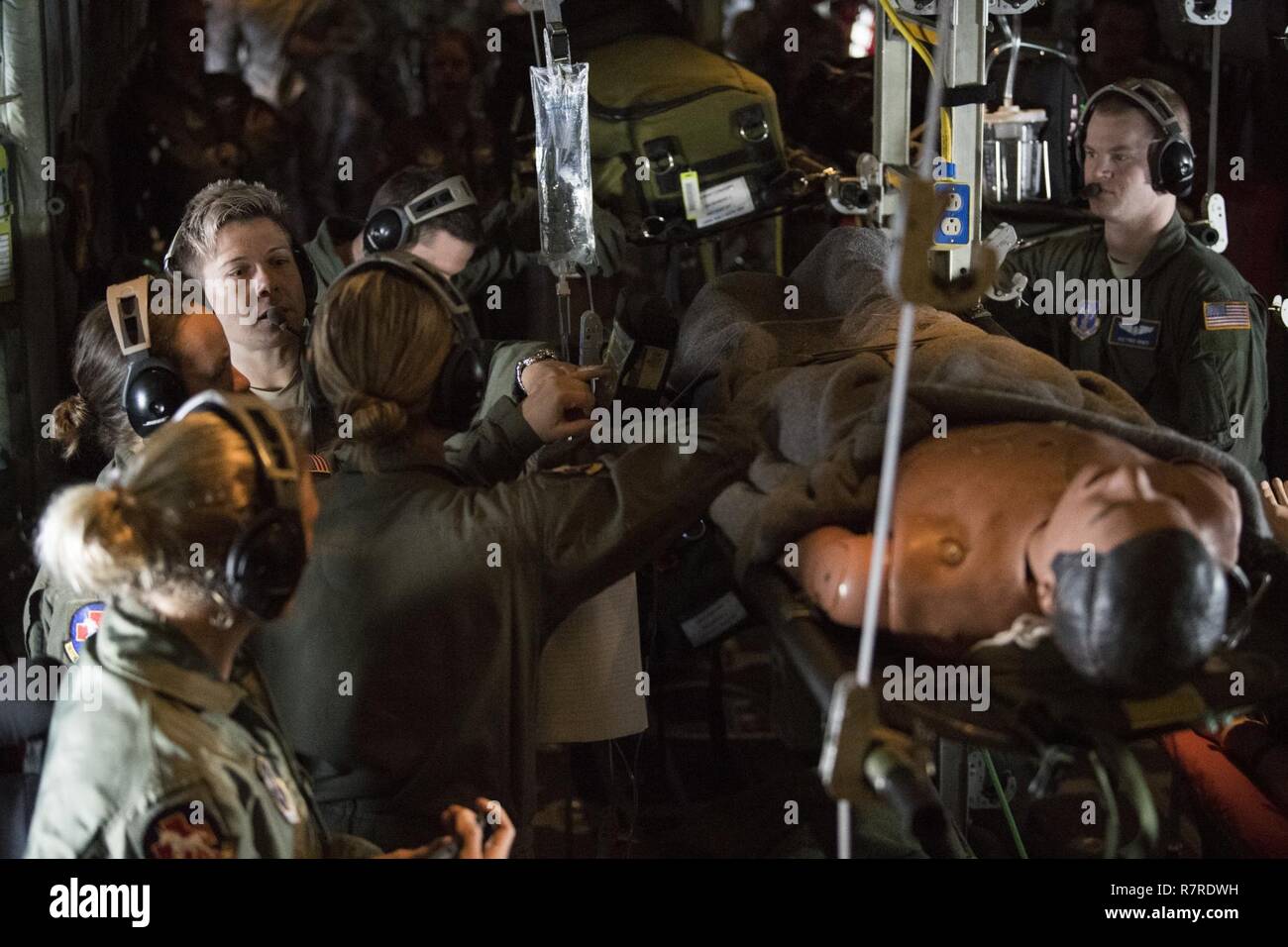 Maj. Jodi Pritchard, 167th Aeromedical Evacuation Squadron flight nurse ...