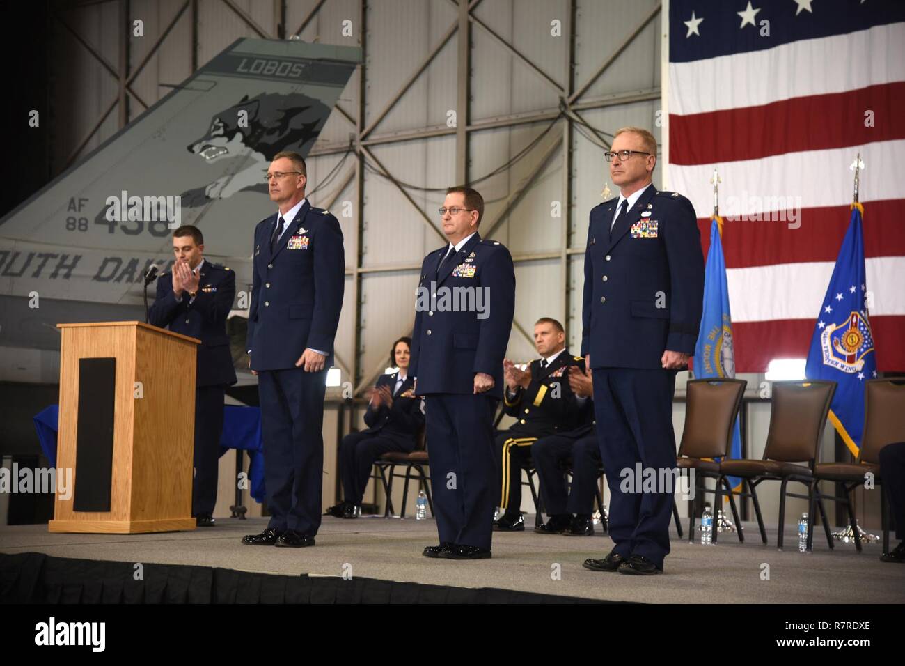 SIOUX FALLS, S.D. - Col. Nate Alholinna, 114th Fighter Wing commander ...