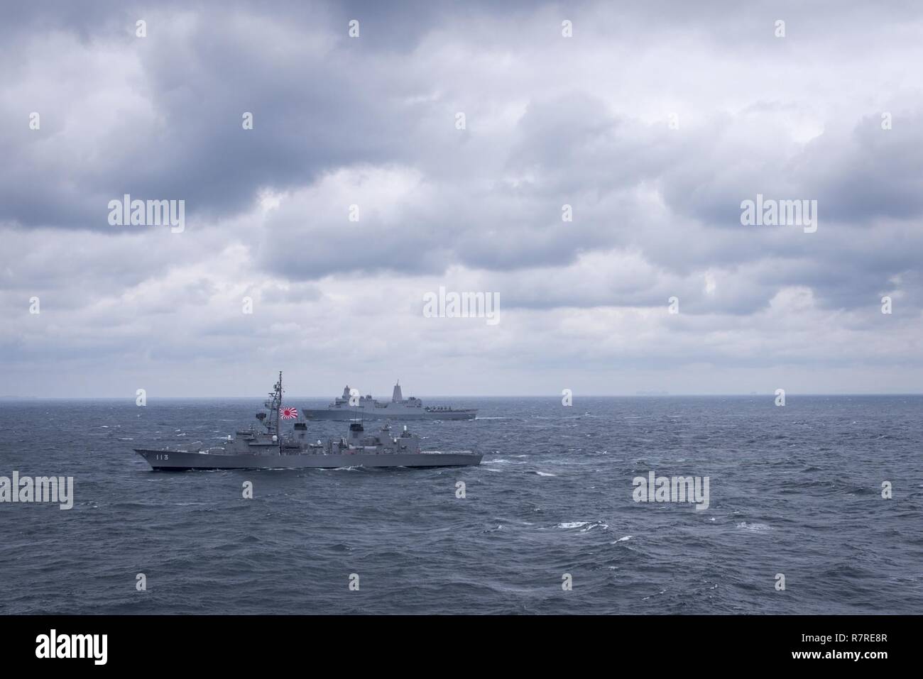 SEA OF JAPAN (March 31, 2017) The Japan Maritime Self-Defense Force ...