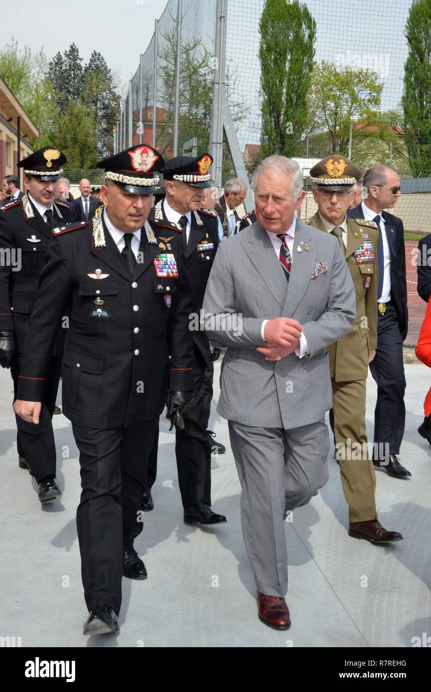His Royal Highness, Prince Charles, Prince of Wales (right), speaks ...