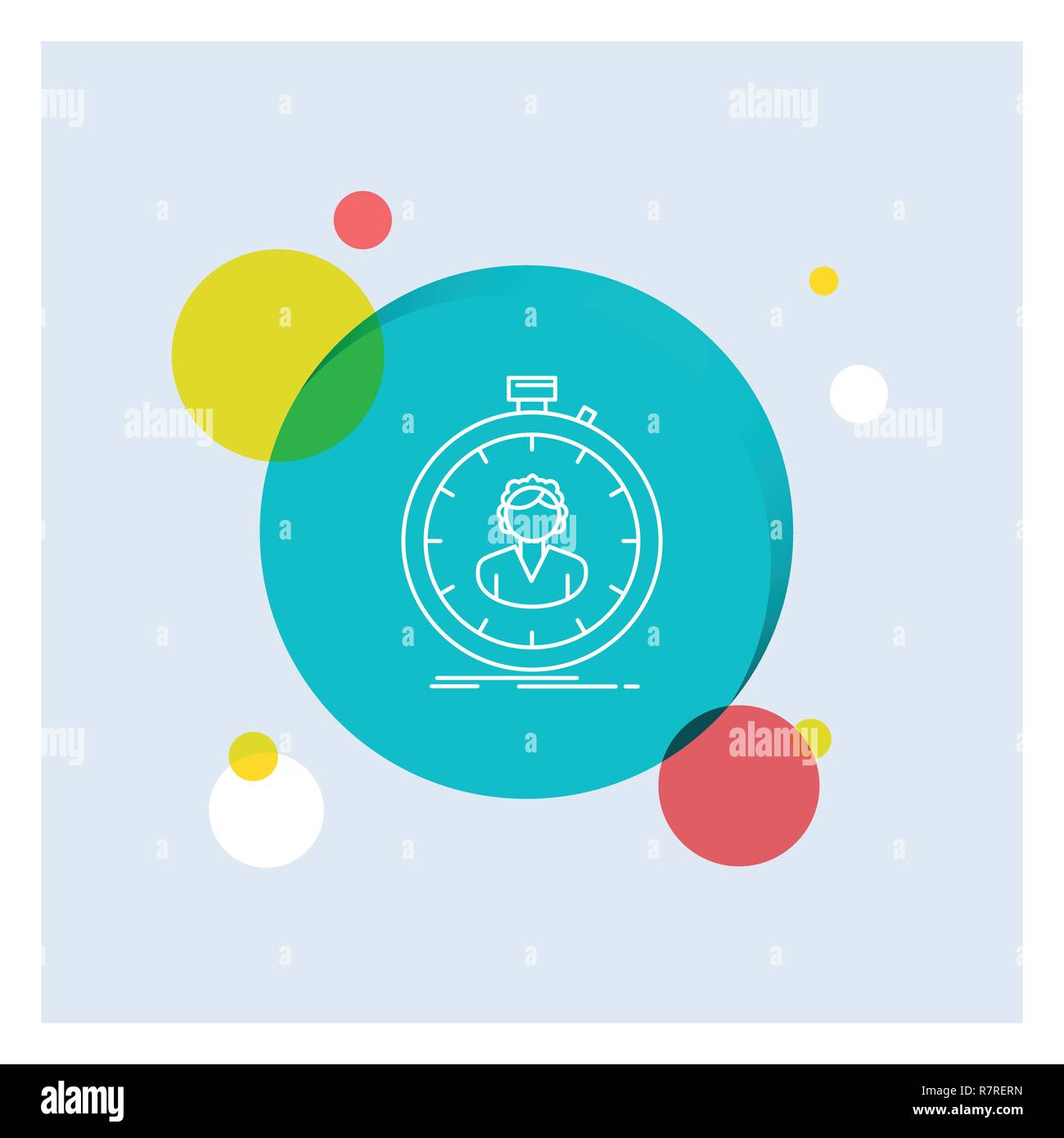 Marathon start stopwatch timer Stock Vector Images - Alamy