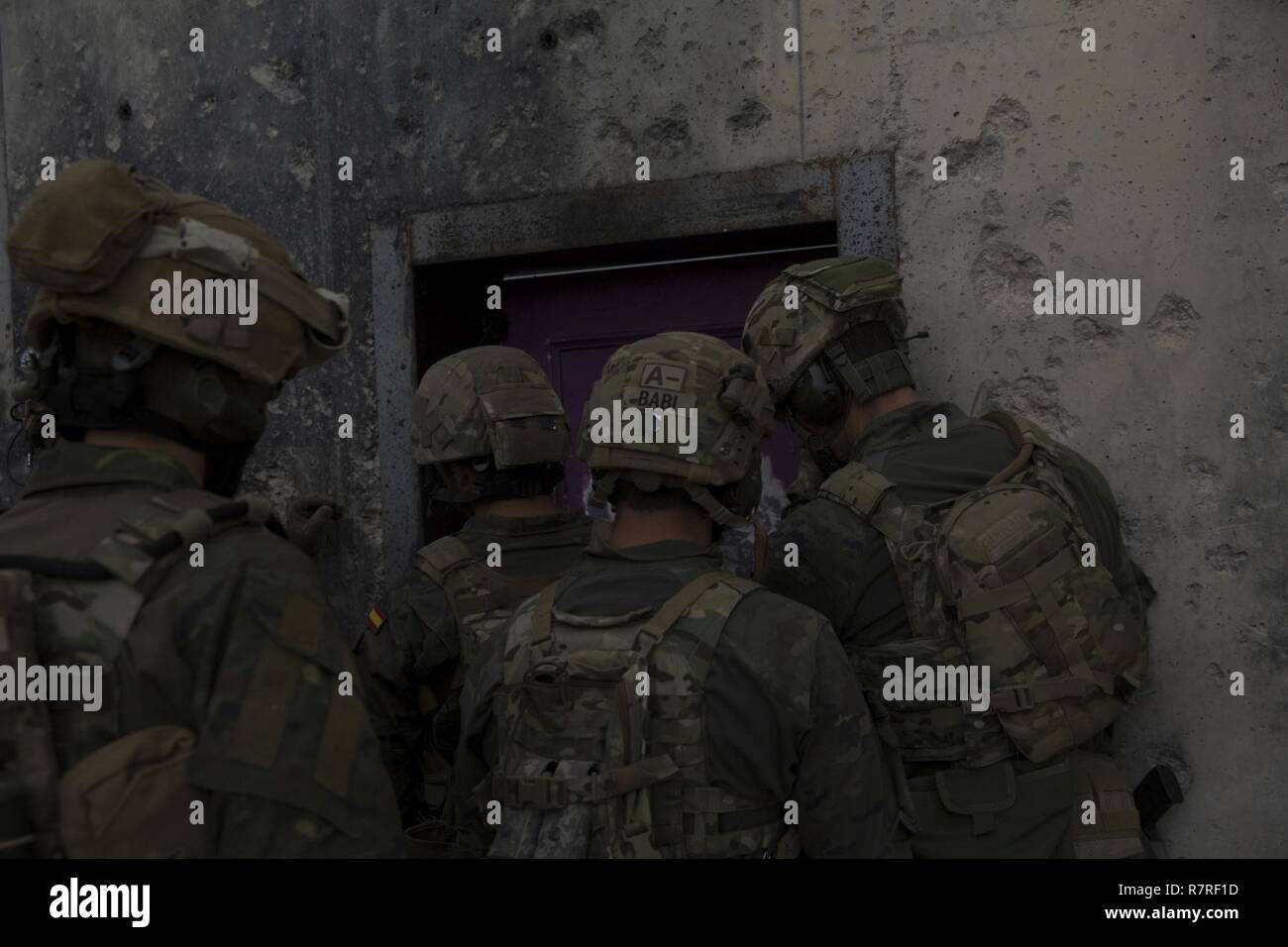 Spanish 2nd Special Operations Group “Granada” members gather and ...