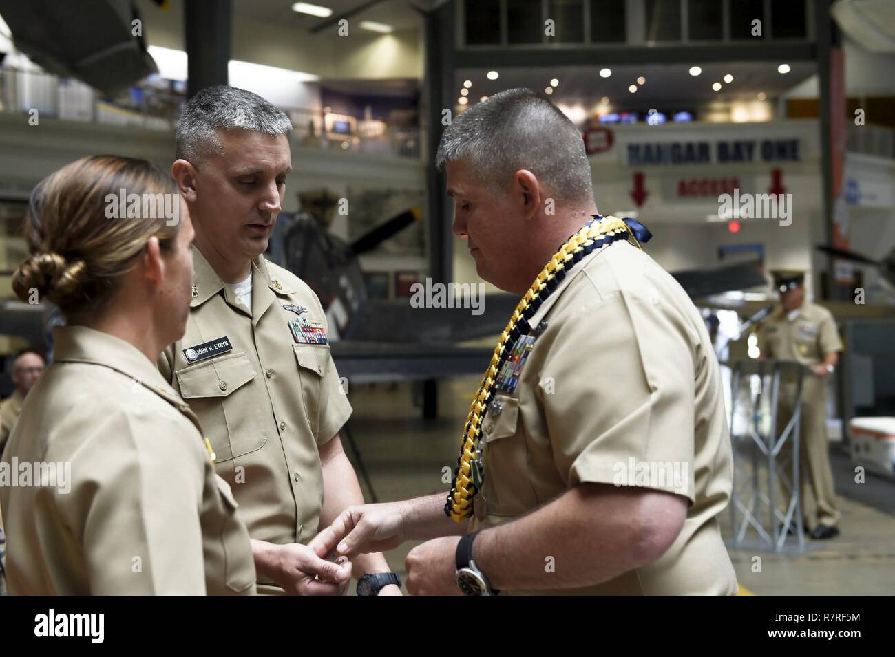 Us navy cryptologic warfare officer hi-res stock photography and images ...