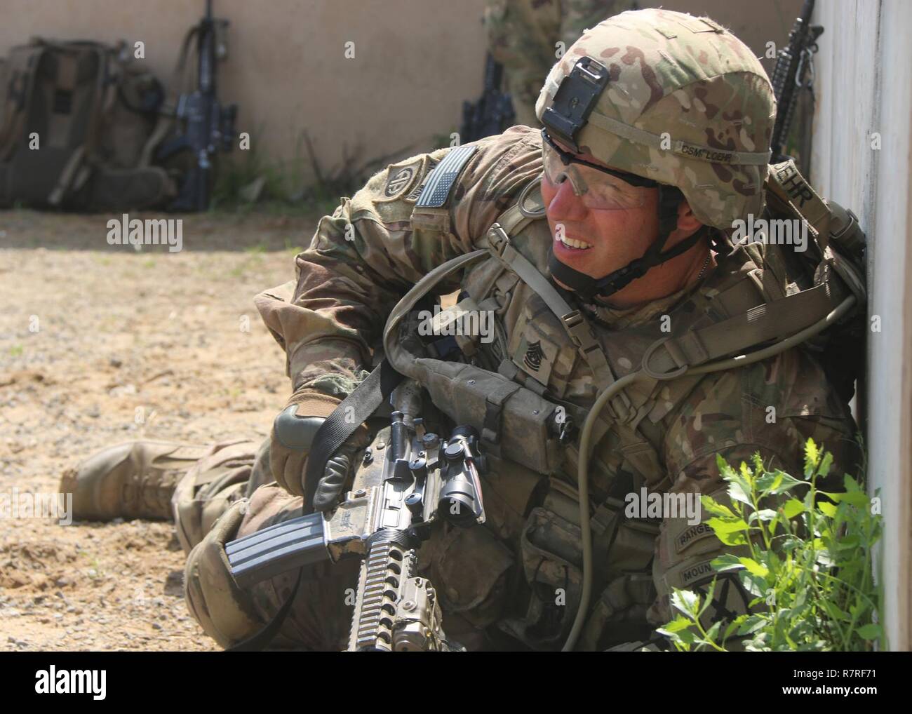 Command Sgt. Maj. Jeffrey Loehr, senior enlisted advisor of the 1st ...
