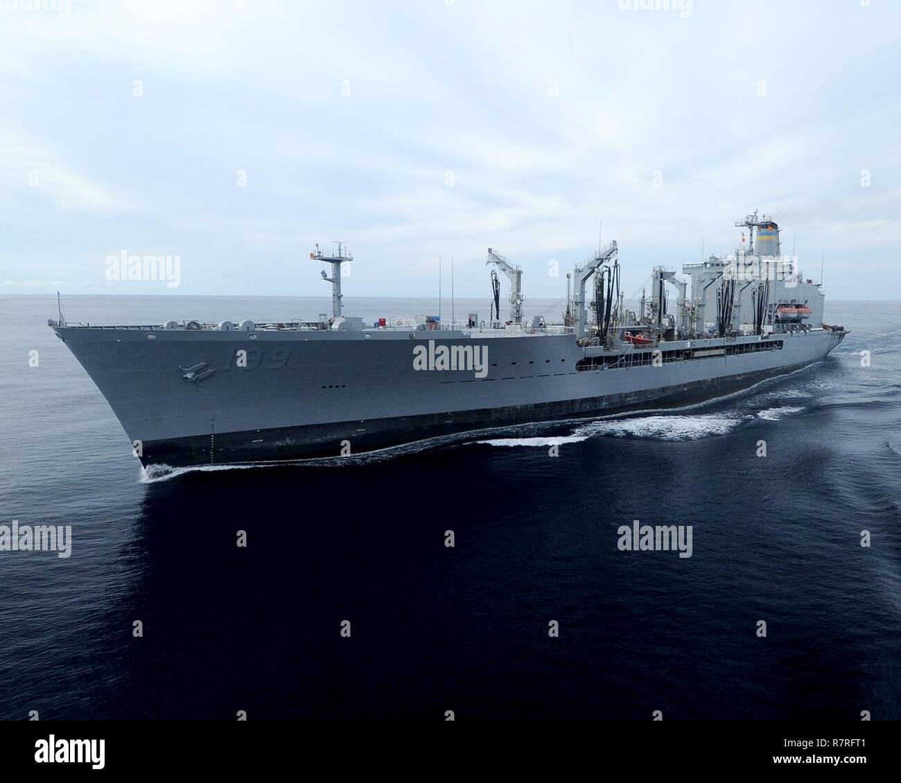 SOUTH CHINA SEA (April 3, 2017) The fleet replenishment oiler USNS ...