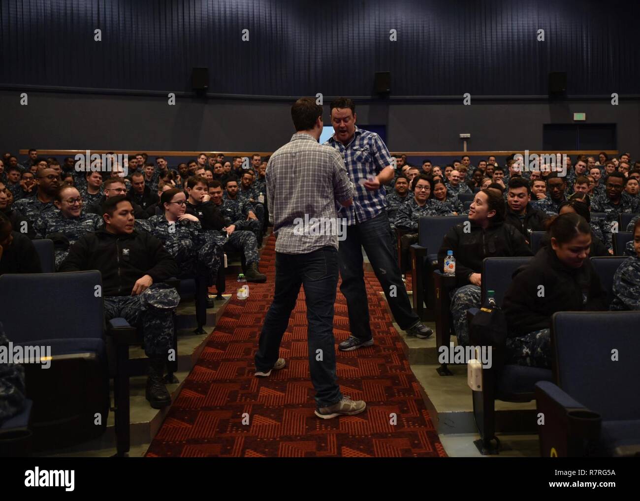 YOKOSUKA, Japan (April 3, 2017) Chad Reinharte, alcohol awareness ...