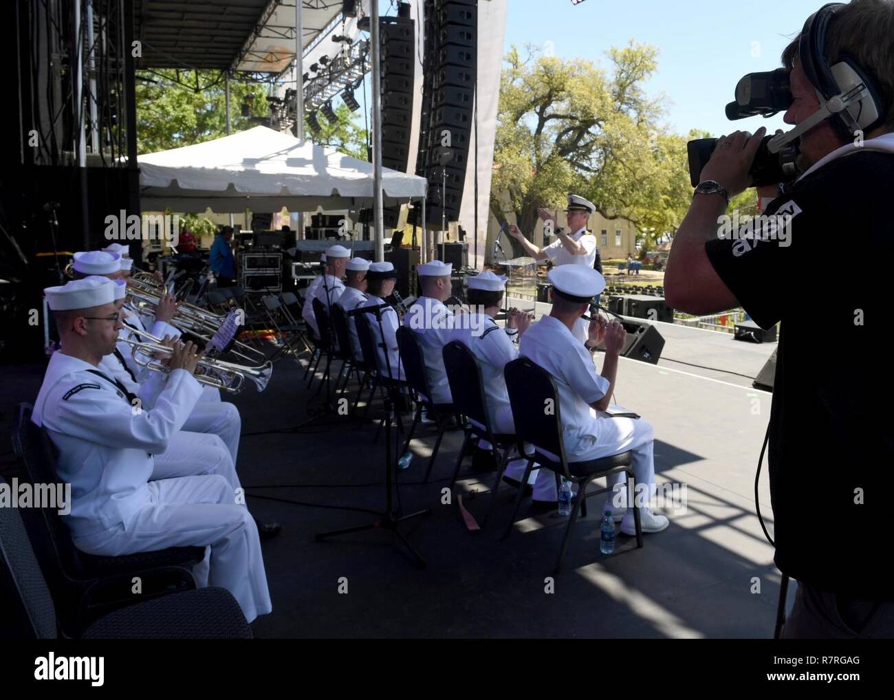 BILOXI, Miss. (April 1, 2017) Navy Band Southeast performs during the ...