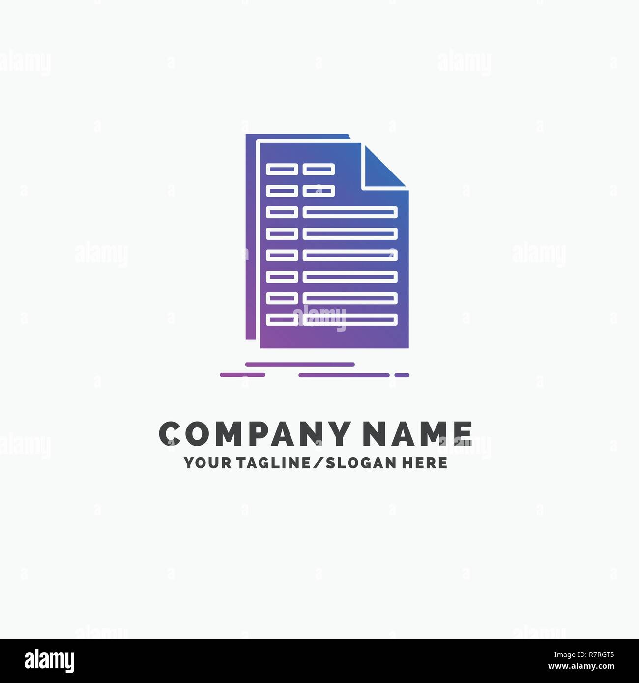 Excel report template Stock Vector Images - Alamy