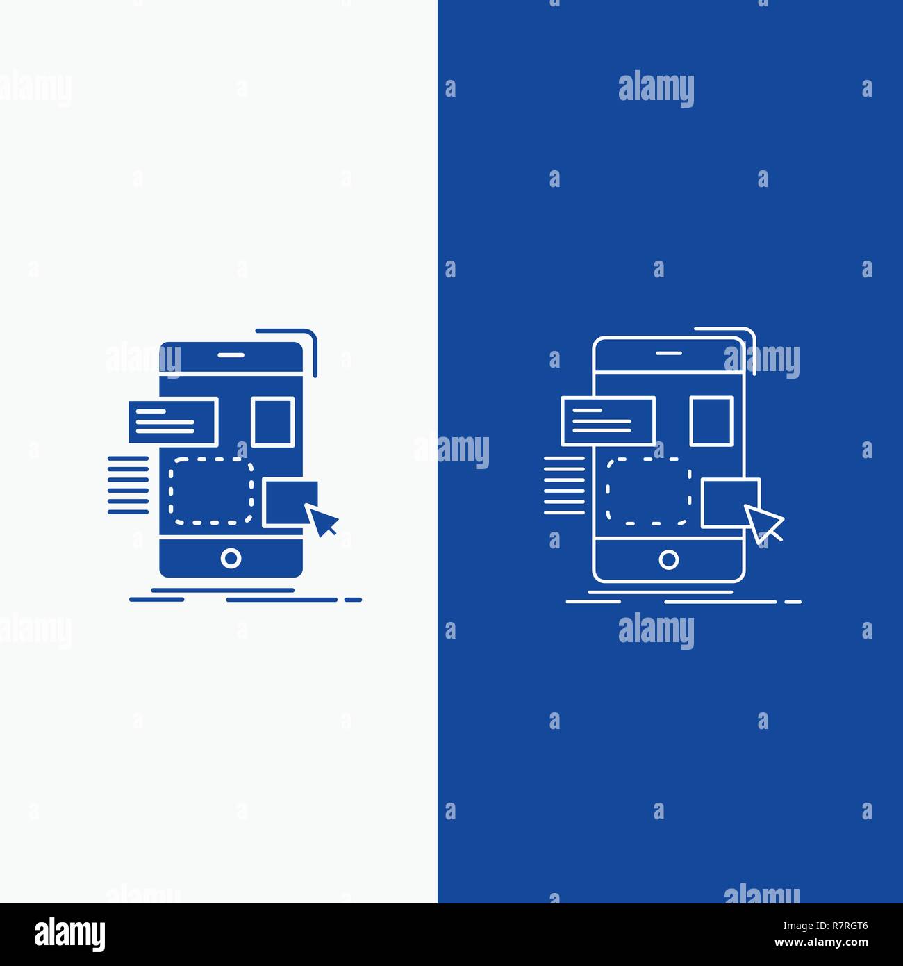 Blue color ui design - saadpackage