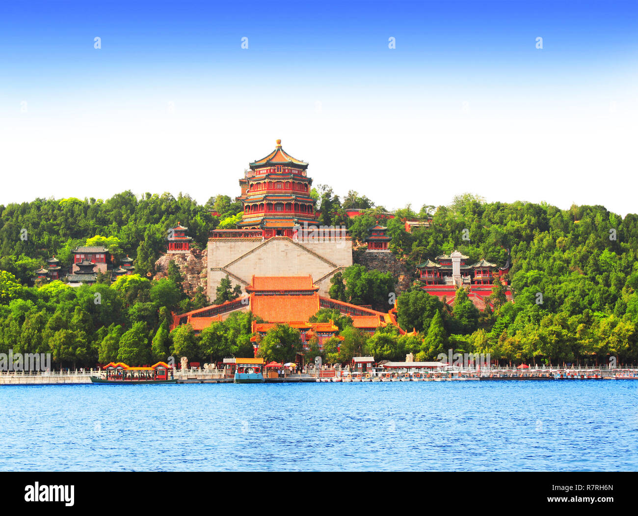 Imperial Summer Palace in Beijing, China Longevity Hill on the Kunming ...