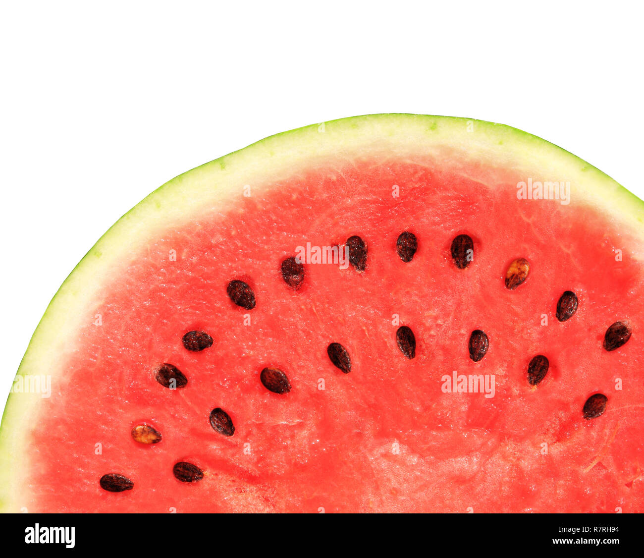 Texture of ripe watermelon. Isolated on white background Stock Photo ...