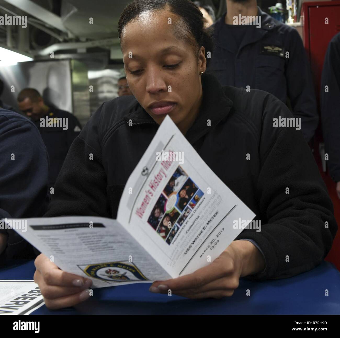 SOUTH CHINA SEA (March 30, 2017) Chief Yeoman Shanelle Stribling, from ...