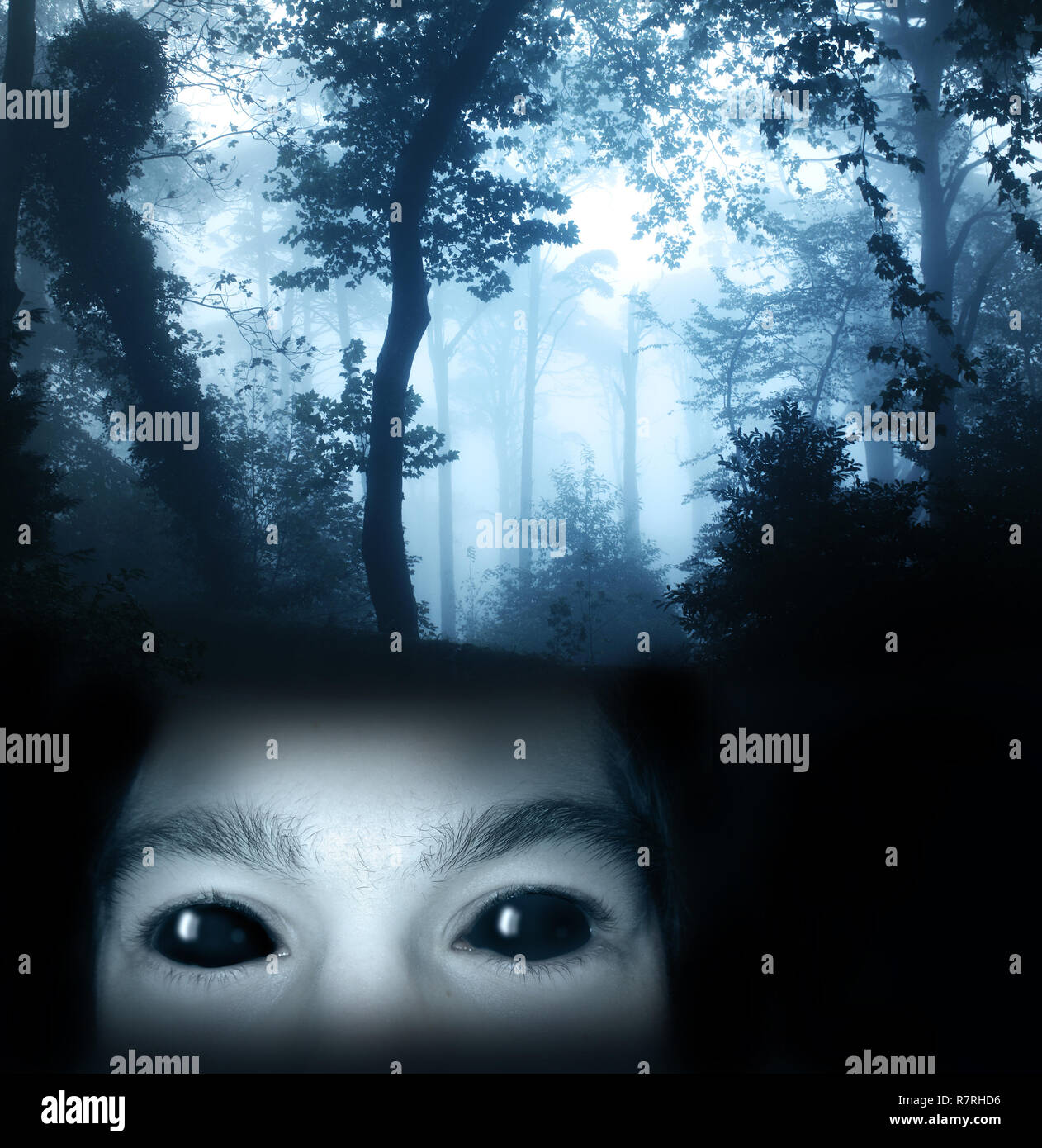 Dark series - a look from darkness Stock Photo - Alamy