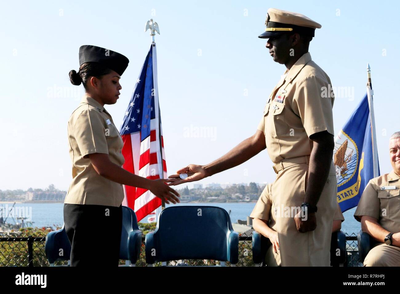 Us navy cryptologic warfare officer hi-res stock photography and images ...
