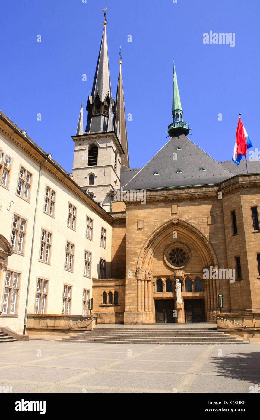 Notre-Dame Cathedral in Luxembourg Stock Photo - Alamy