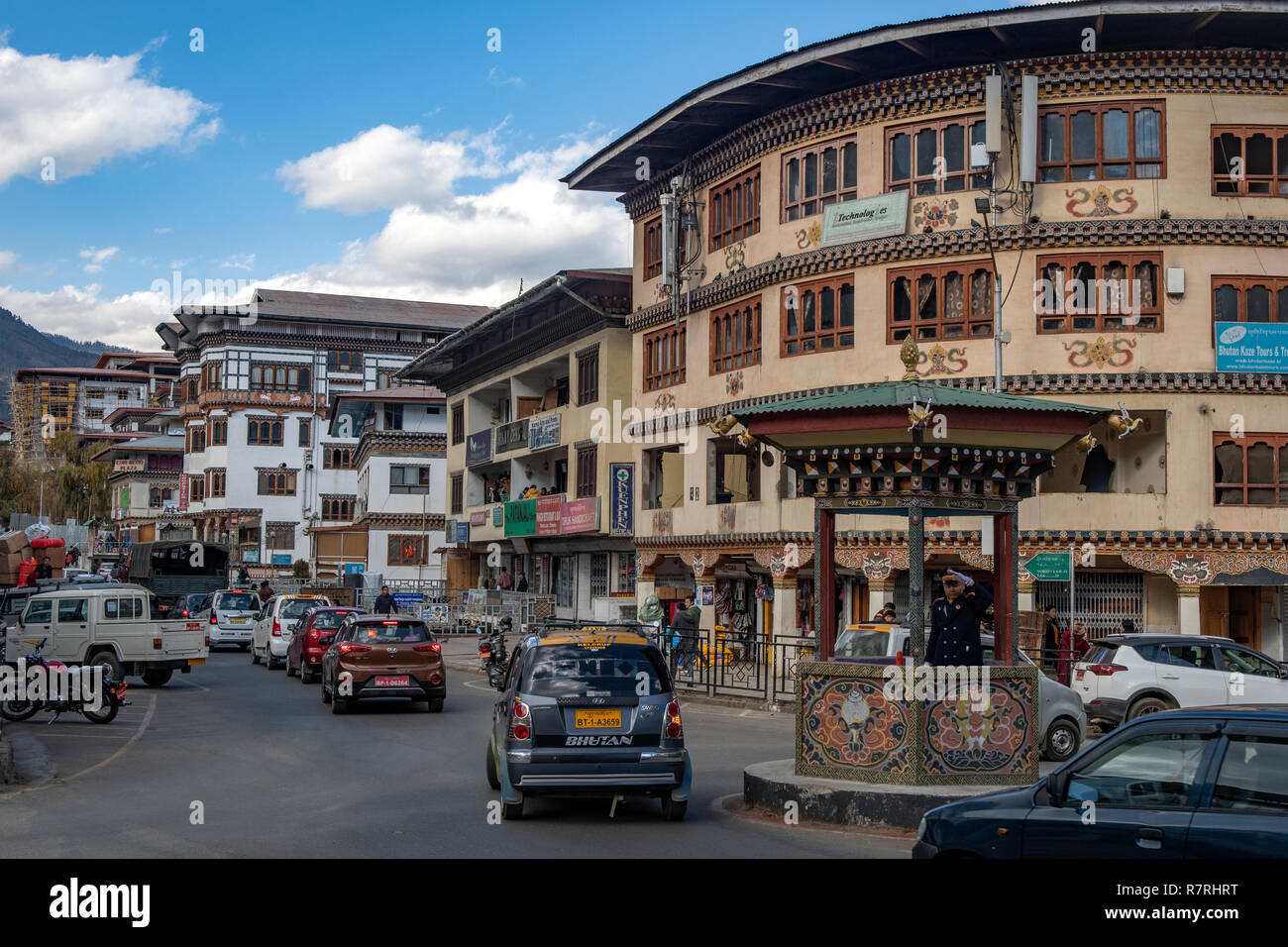 Traffic Control in Thimphu, Bhutan Stock Photo - Alamy