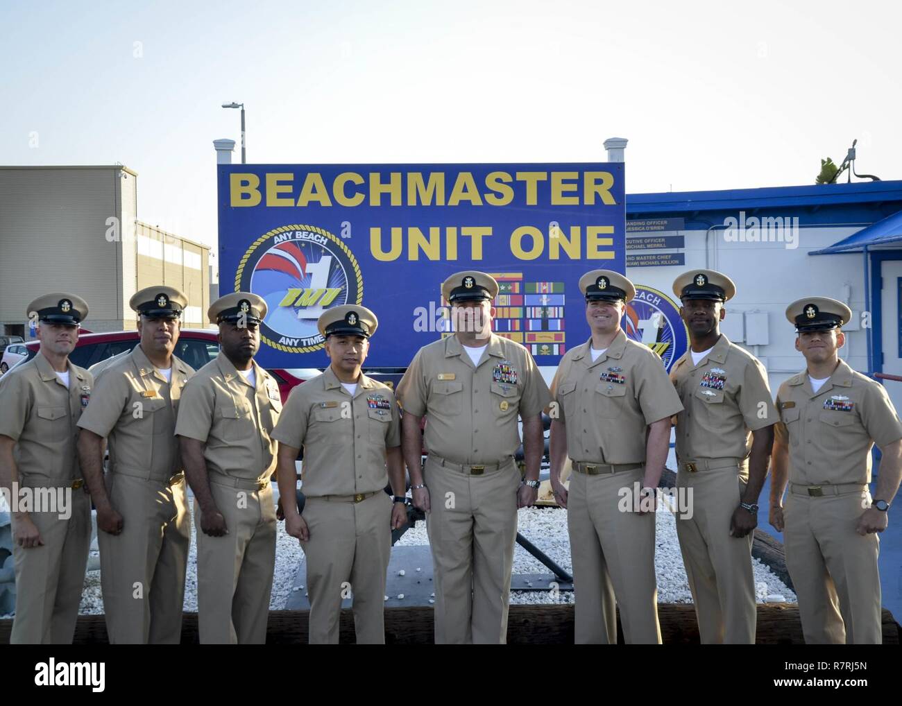 SAN DIEGO (Mar. 31, 2017) Chief Petty Officers, assigned to Beachmaster Unit ONE (BMU-1 ...