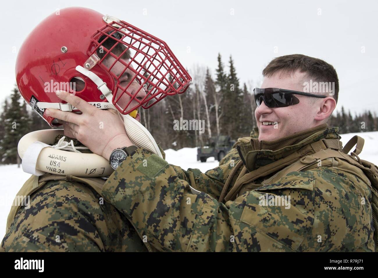 U.S. Marines assigned to Detachment Delta, 4th Law Enforcement ...