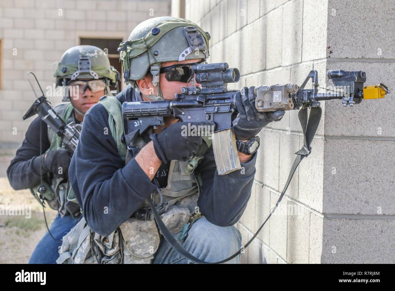 FORT IRWIN, Calif. – Members of the Bilausavar Freedom Brigade ...