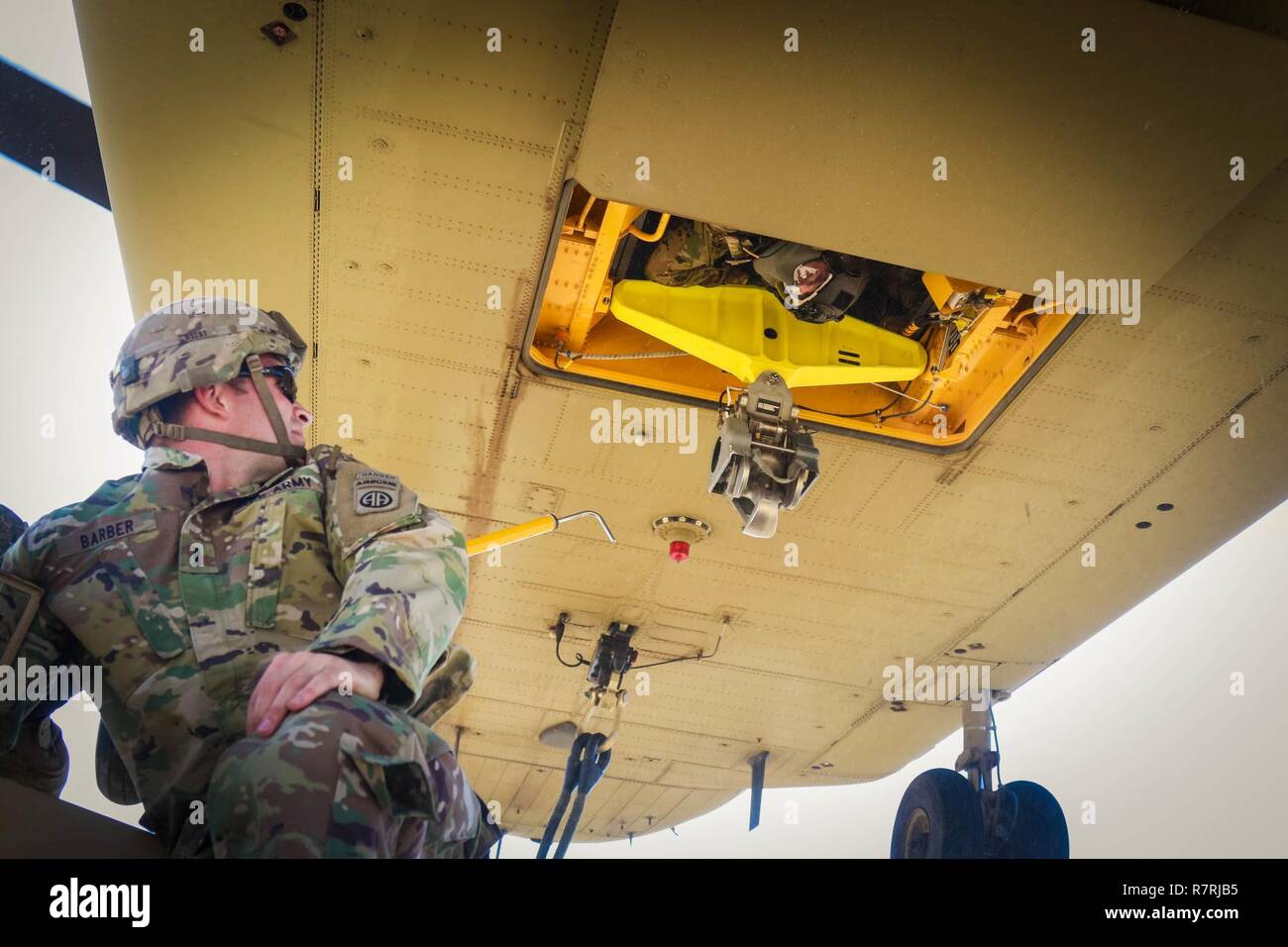 1st Lt. Barber, a platoon leader 1st Battalion, 505th Parachute ...