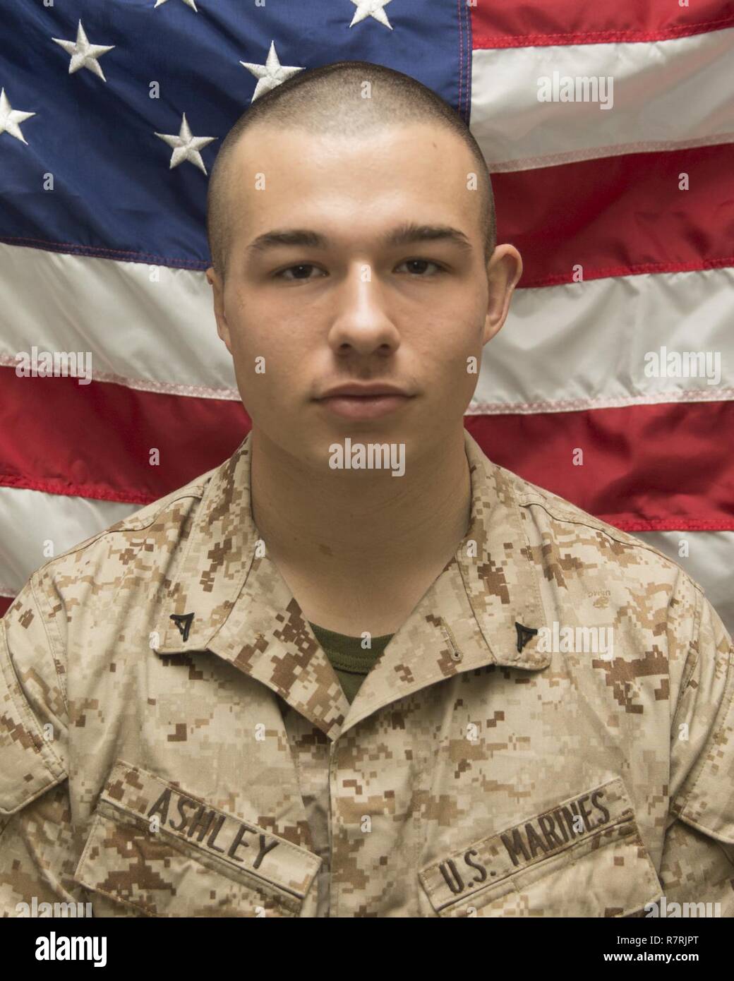 U.S. Marine Lance Cpl. Eric Ashley, a Hayesville, North Carolina native ...