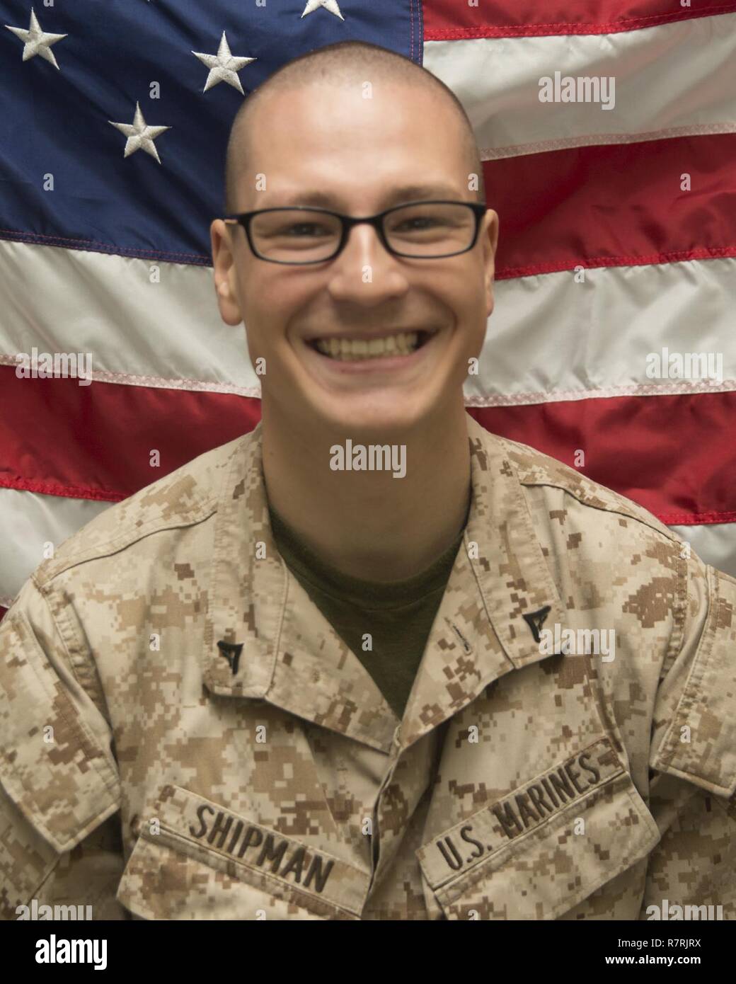 U.S. Marine Lance Cpl. Alexander Shipman, a Knoxville, Tennessee native ...