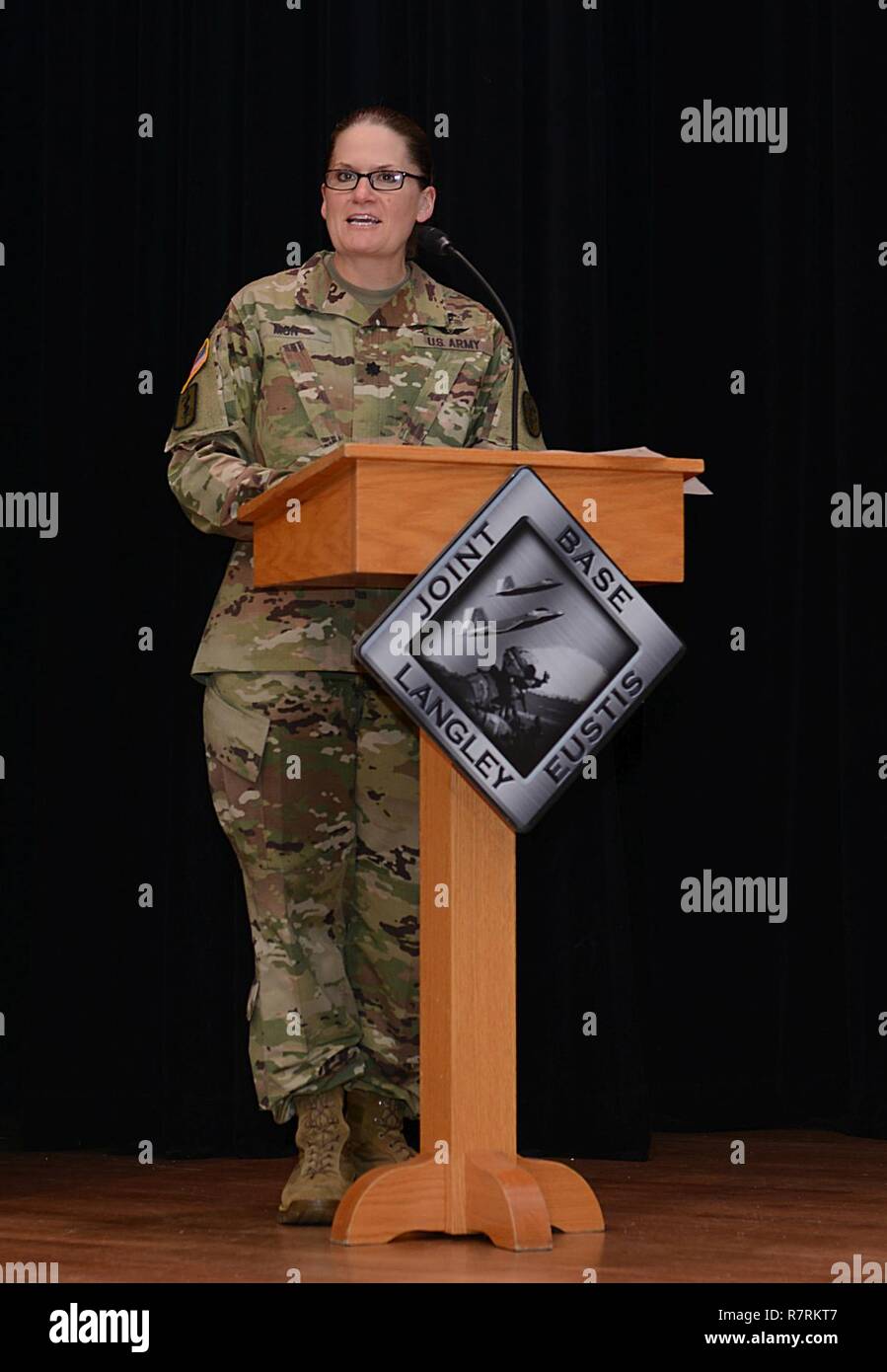 U.S. Army Lt. Col. Heidi Mon, McDonald Army Health Center commander ...