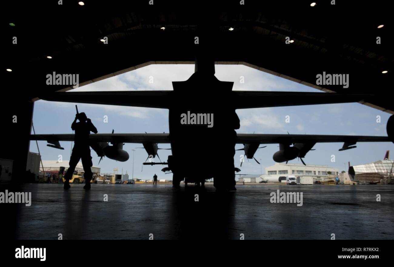 Staff Sgt. Nikolas Kimmel, a crew chief with the 1st Special Operations Aircraft Maintenance ...