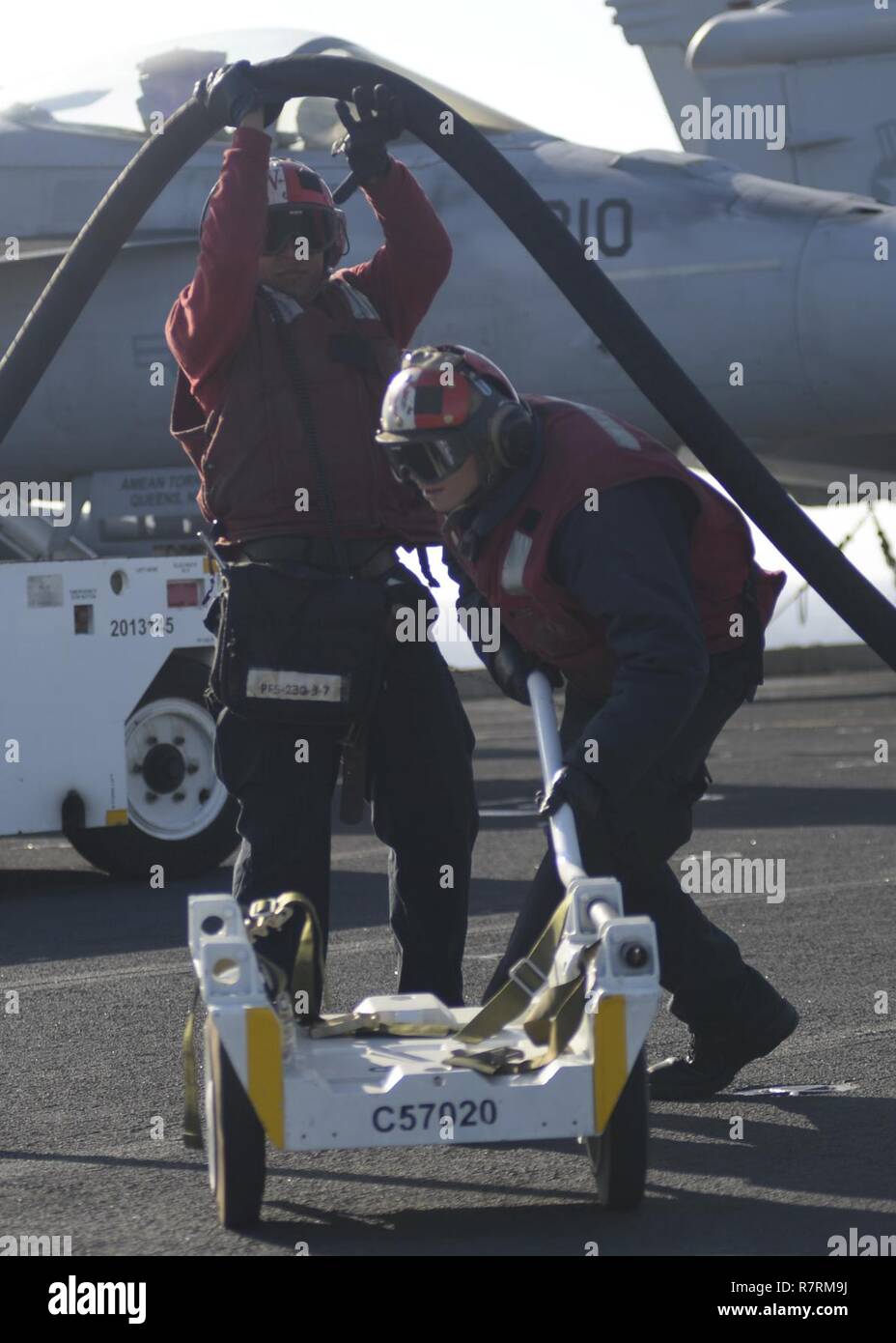 PACIFIC OCEAN (March 31, 2017) Aviation Ordnanceman Airman Aloni M ...