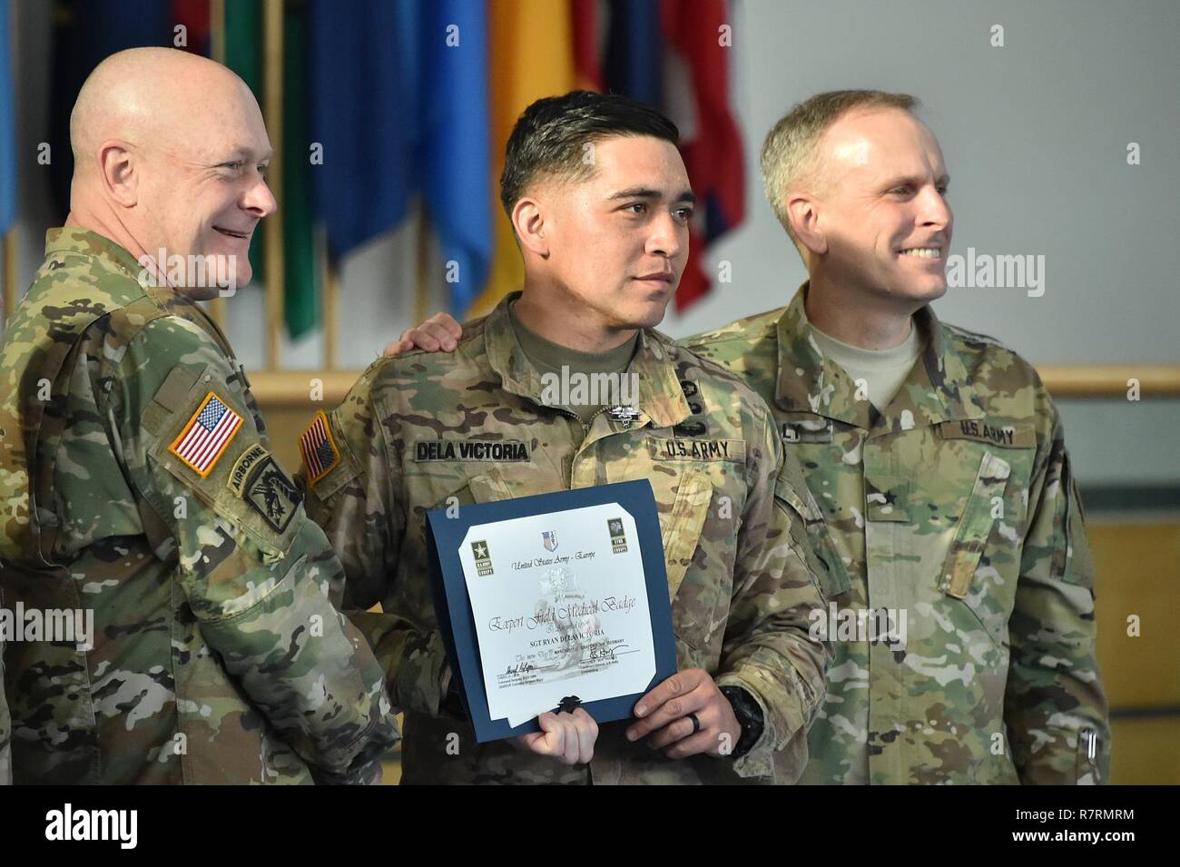 From left to right, the 212th Combat Support Hospital Commander U.S ...