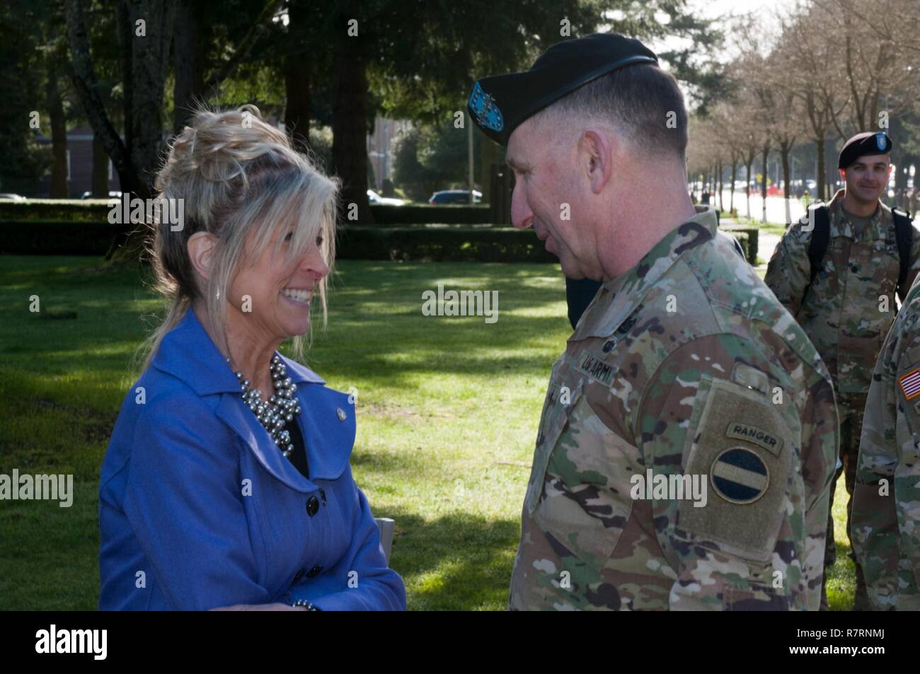 Madeline Lanza (left), an advocate for better schooling for military ...