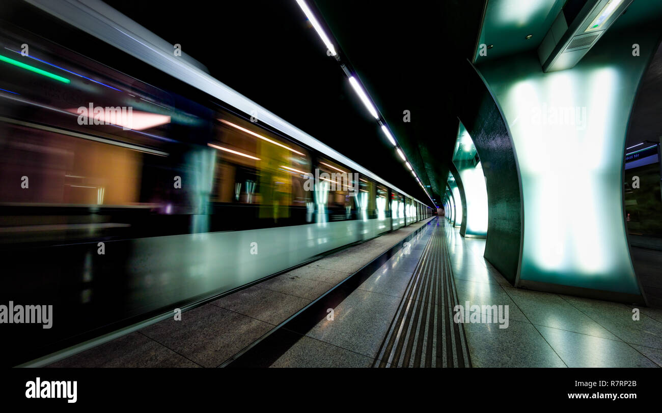 Metro station ,Budapest Stock Photo - Alamy