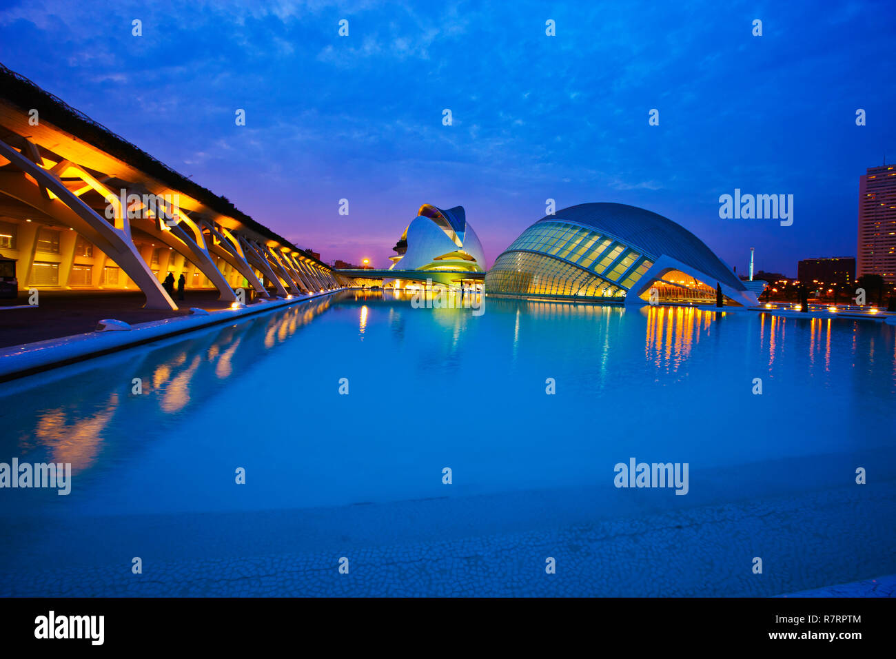 Hemisferic and Queen Sofia Arts Palace. City of Arts and Sciences ...