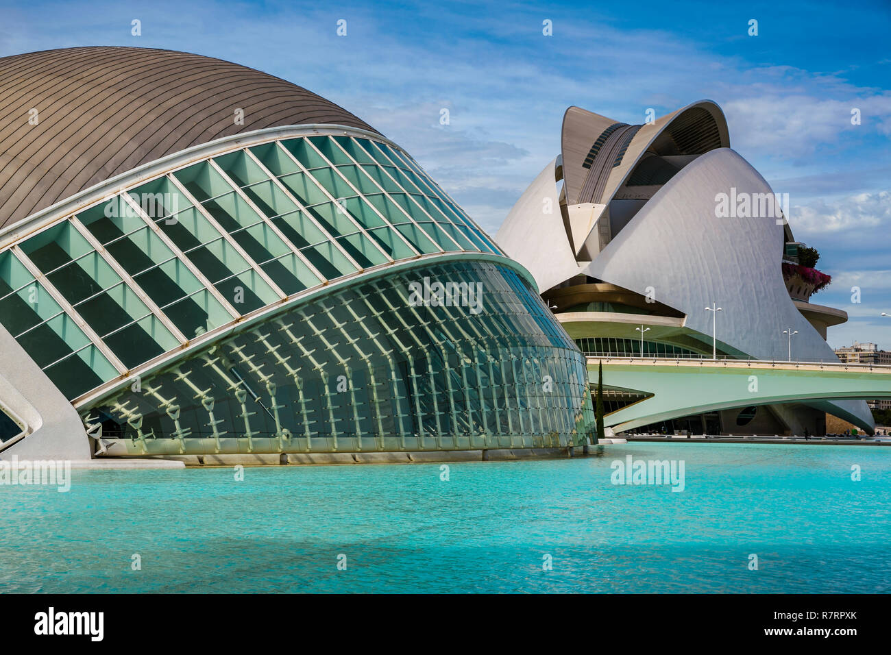 Hemisferic and Queen Sofia Arts Palace. City of Arts and Sciences ...